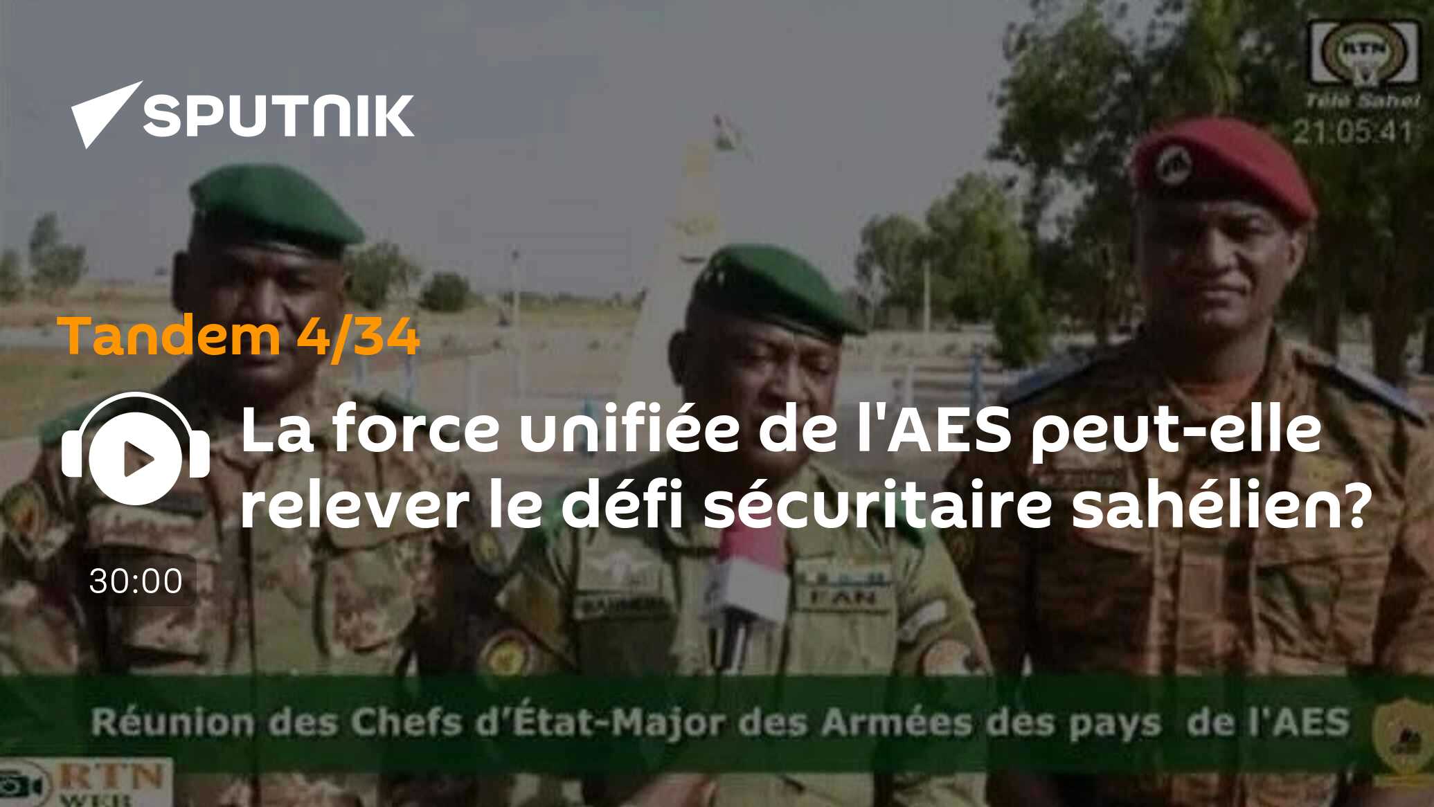 La force unifiée de l'AES peut-elle relever le défi sécuritaire ...
