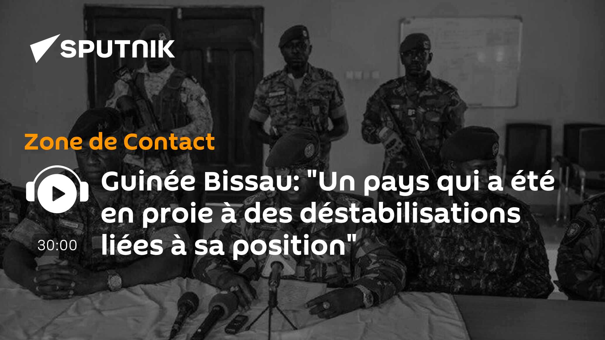 Guinée Bissau: "Un pays qui a été en proie à des déstabilisations liées ...