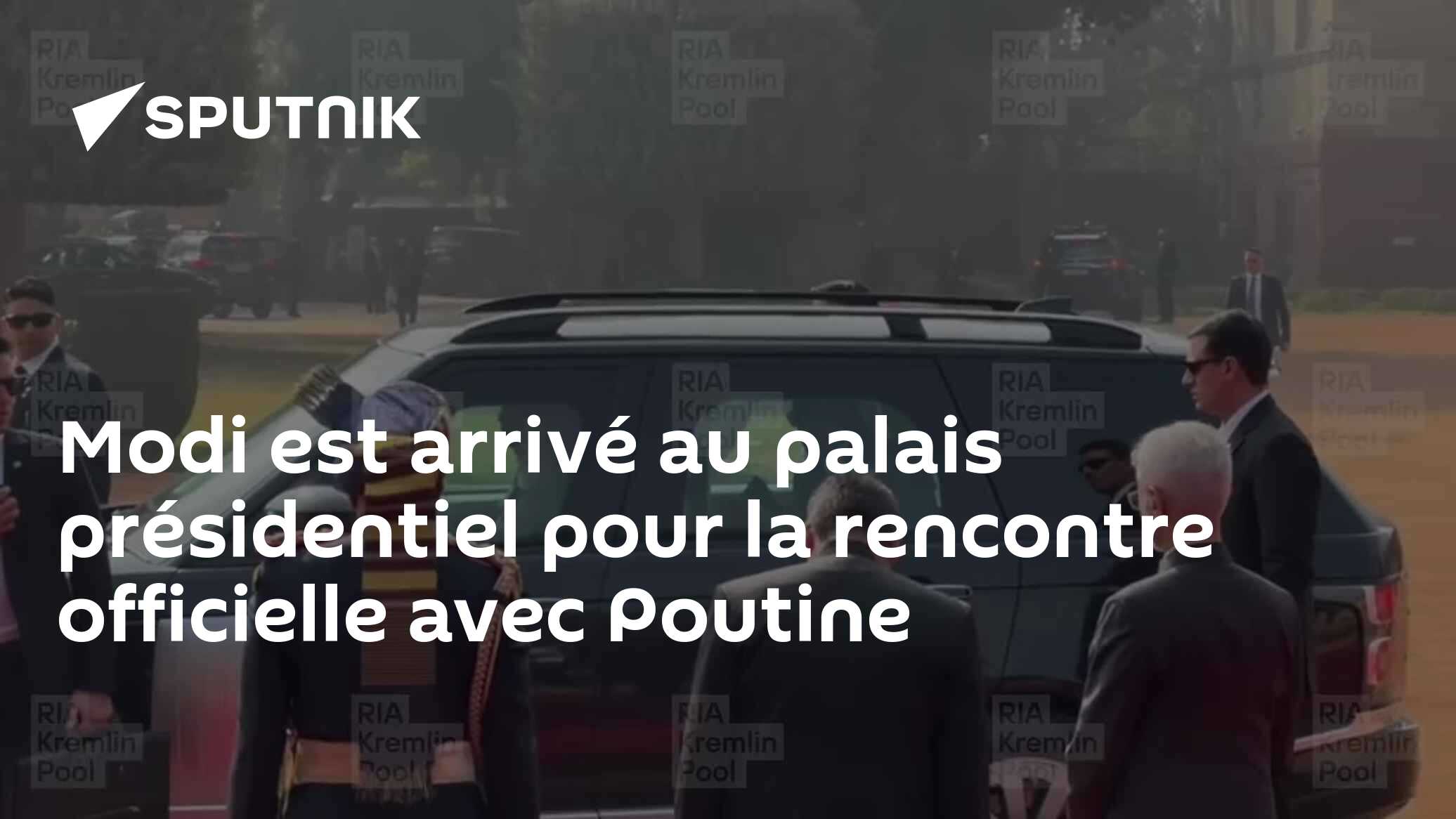 Modi est arrivé au palais présidentiel pour la rencontre officielle ...