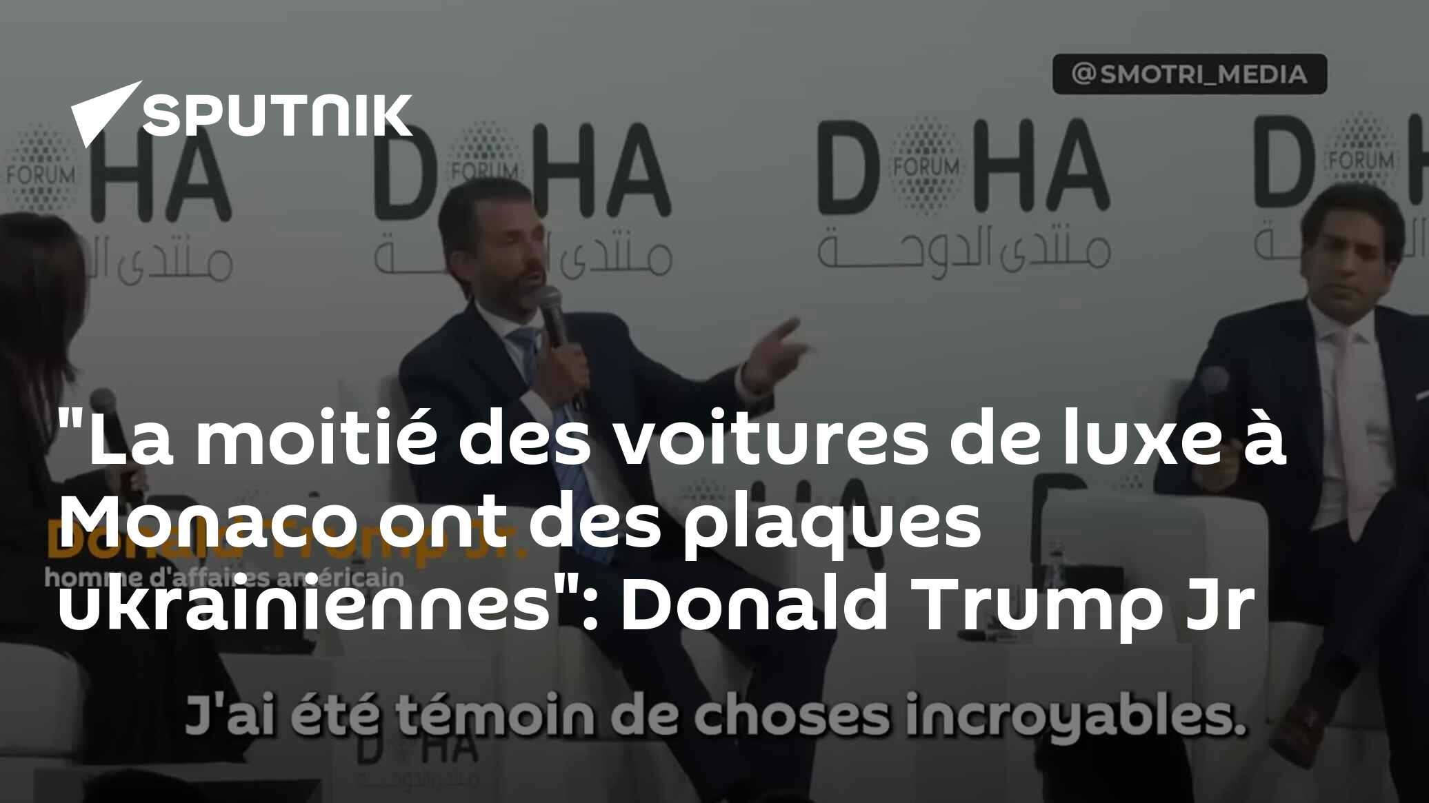 "La moitié des voitures de luxe à Monaco ont des plaques ukrainiennes ...