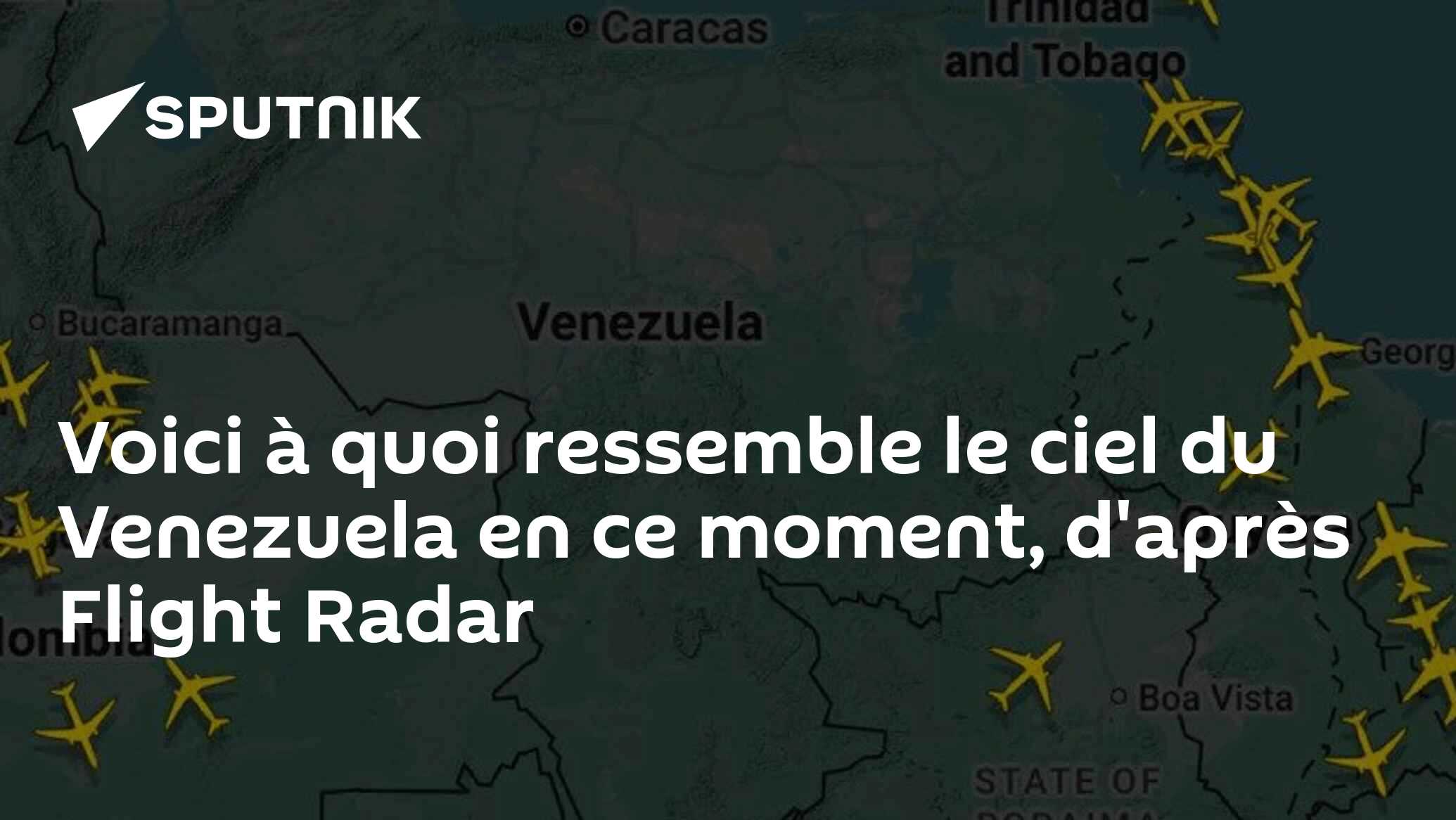 Voici à quoi ressemble le ciel du Venezuela en ce moment, d'après ...