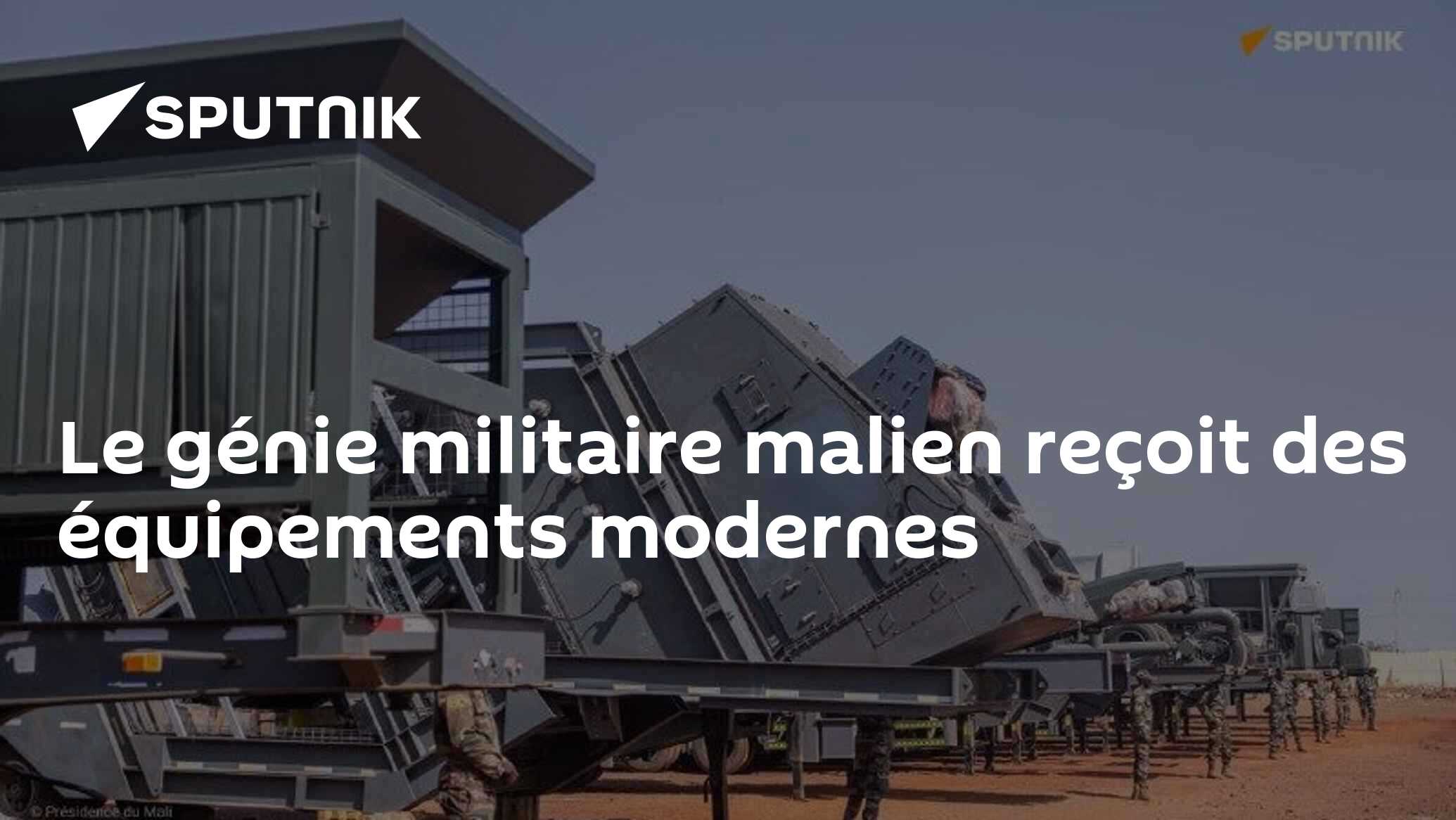 Le génie militaire malien reçoit des équipements modernes - 20.01.2026 ...