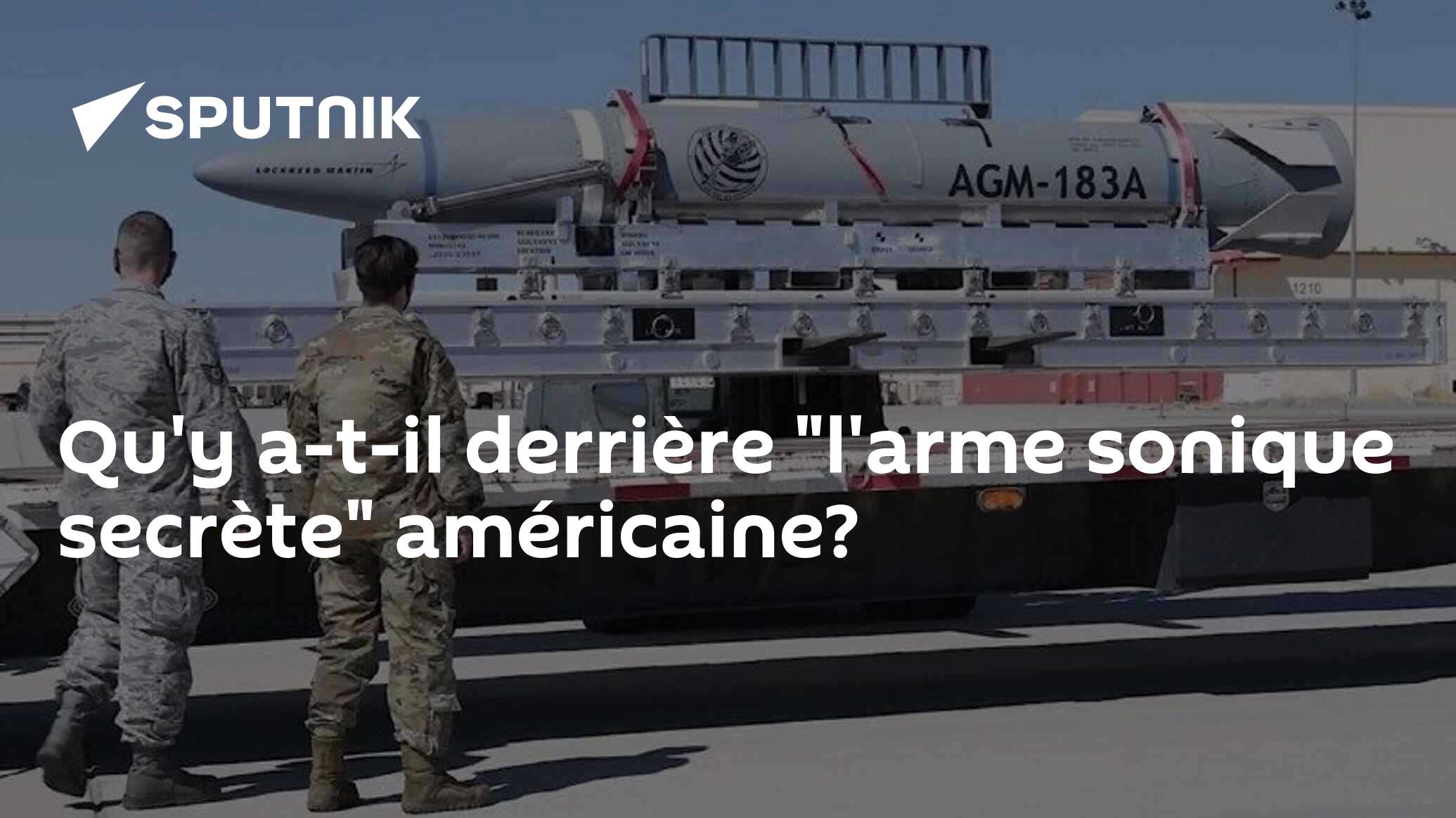 Qu'y a-t-il derrière "l'arme sonique secrète" américaine? - 21.01.2026 ...