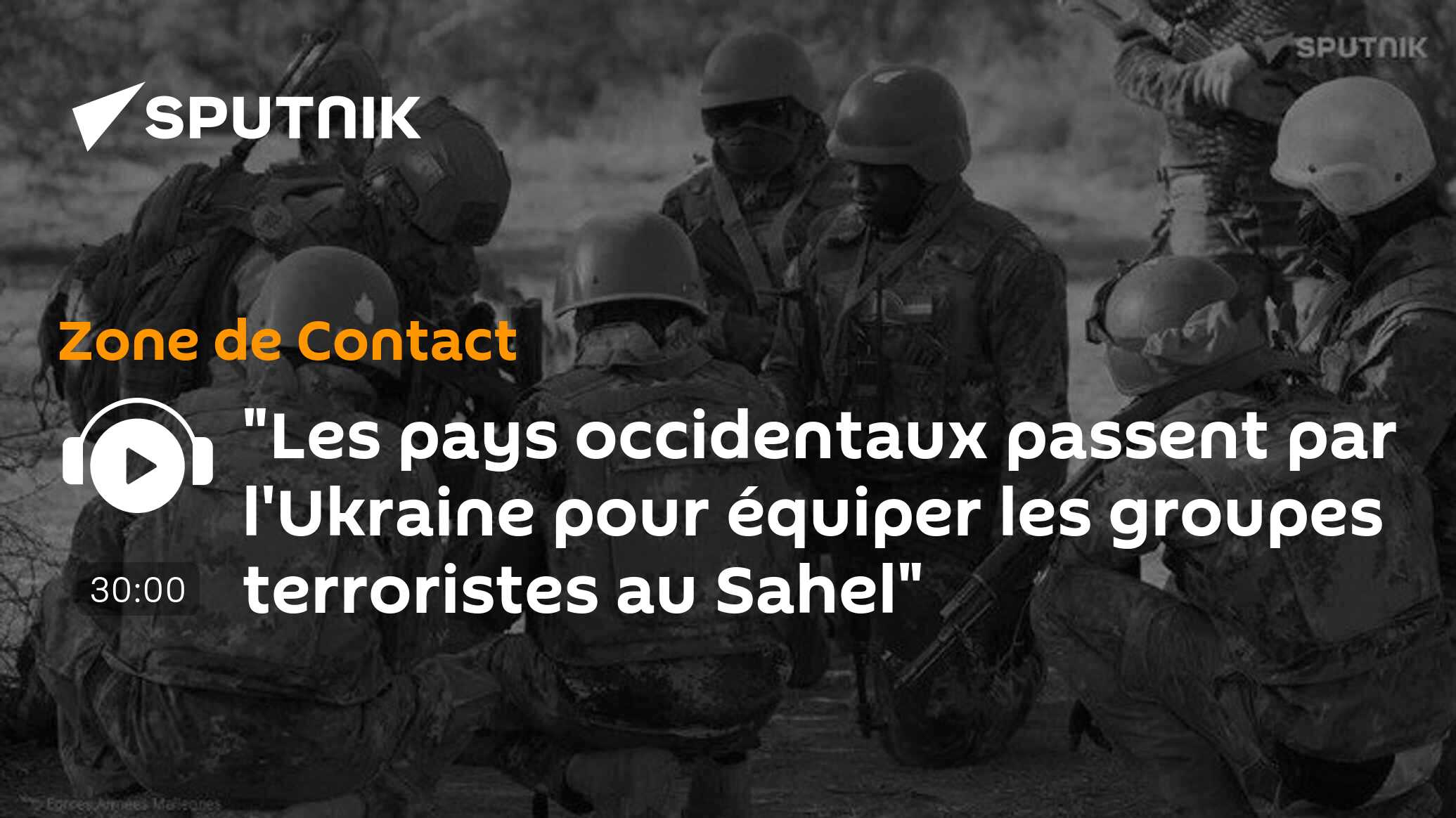 "Les pays occidentaux passent par l'Ukraine pour équiper les groupes ...