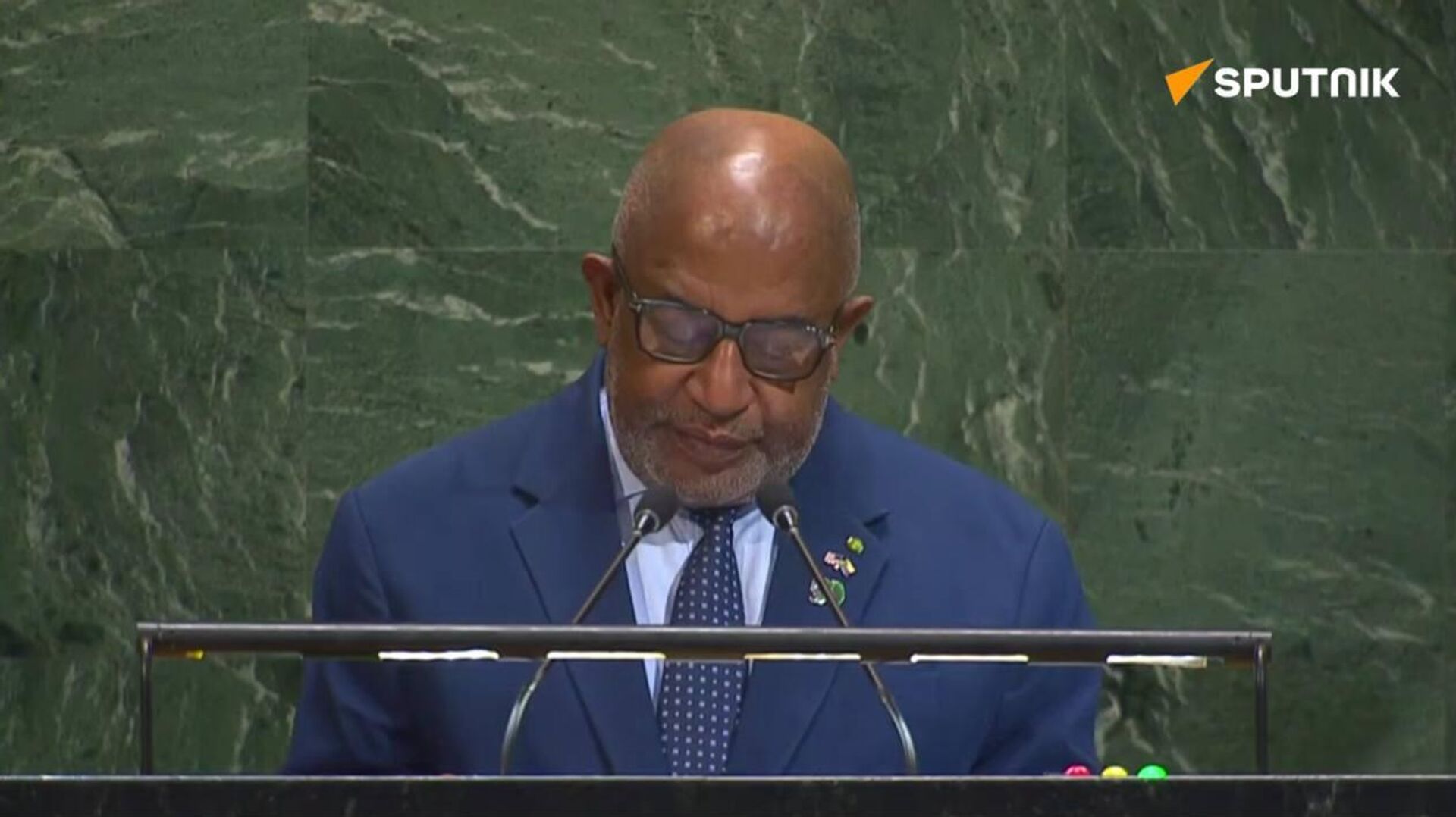 Points clés du discours du Président des Comores Azali Assoumani à la ...