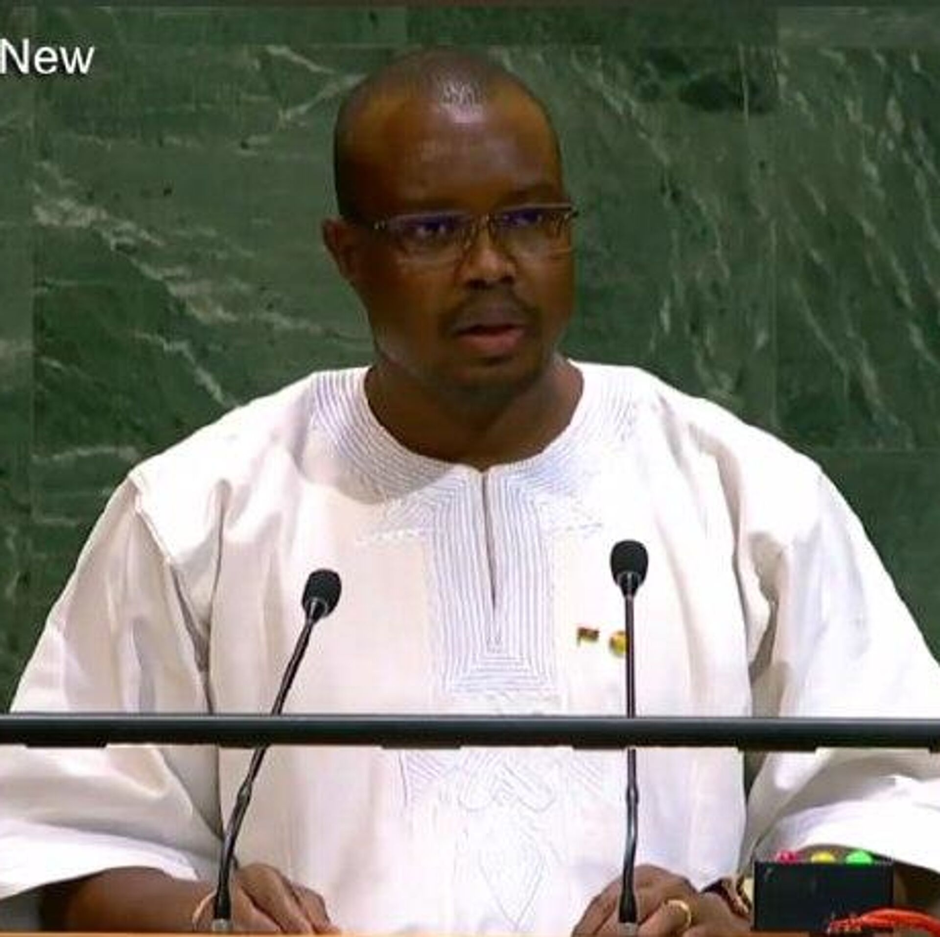 PM of Burkina Faso Rimtalba Jean Emmanuel Ouedraogo Addresses UNGA - 27 ...