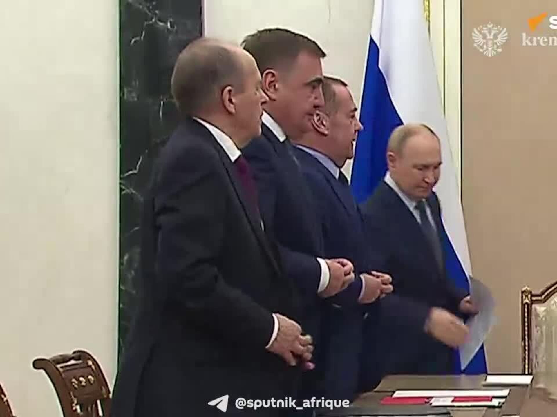 Vladimir Poutine a présidé une réunion consacrée au développement futur ...