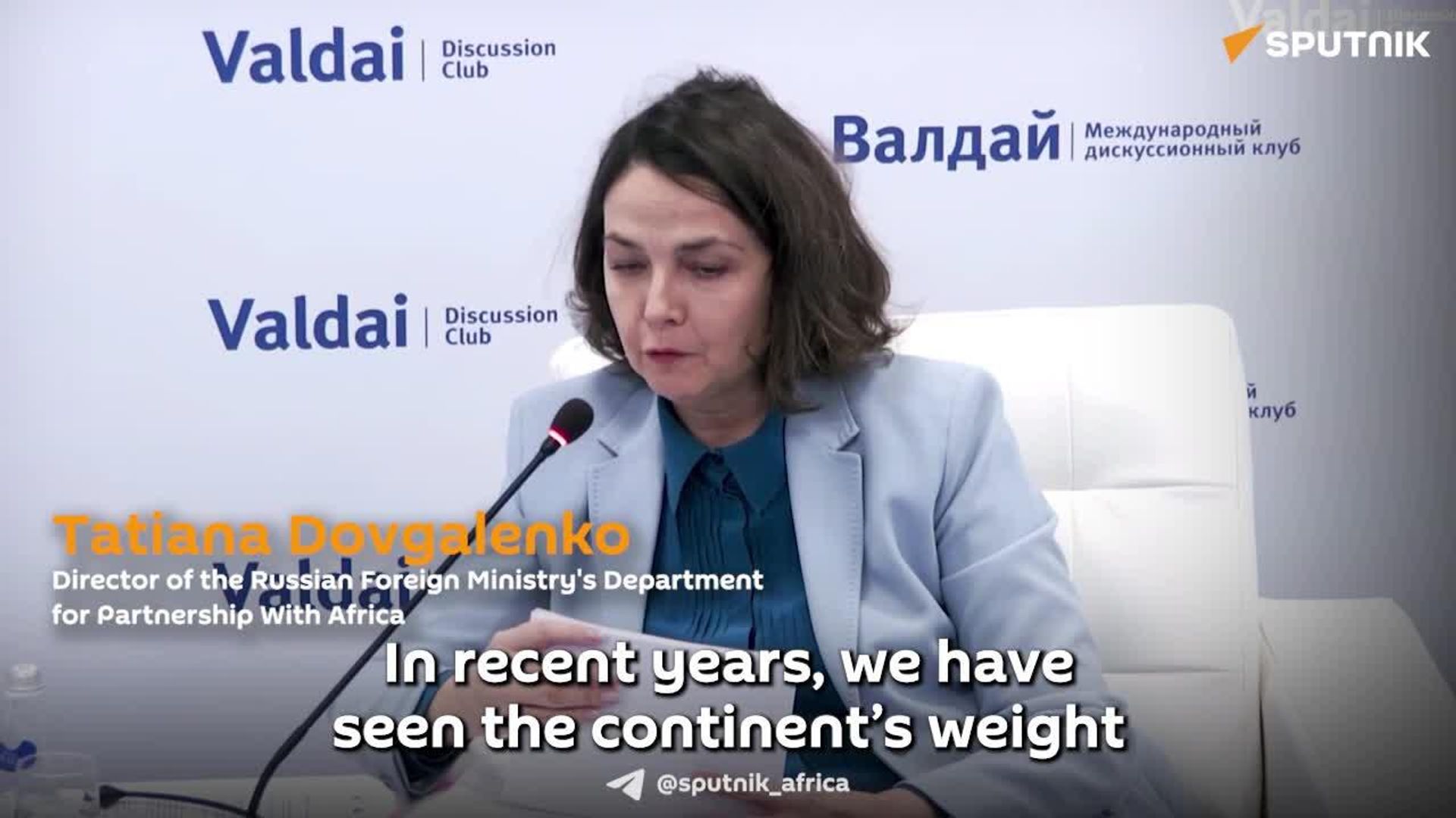 Africa Emerges as Pillar of Future Multipolar World: Russian MFA's ...