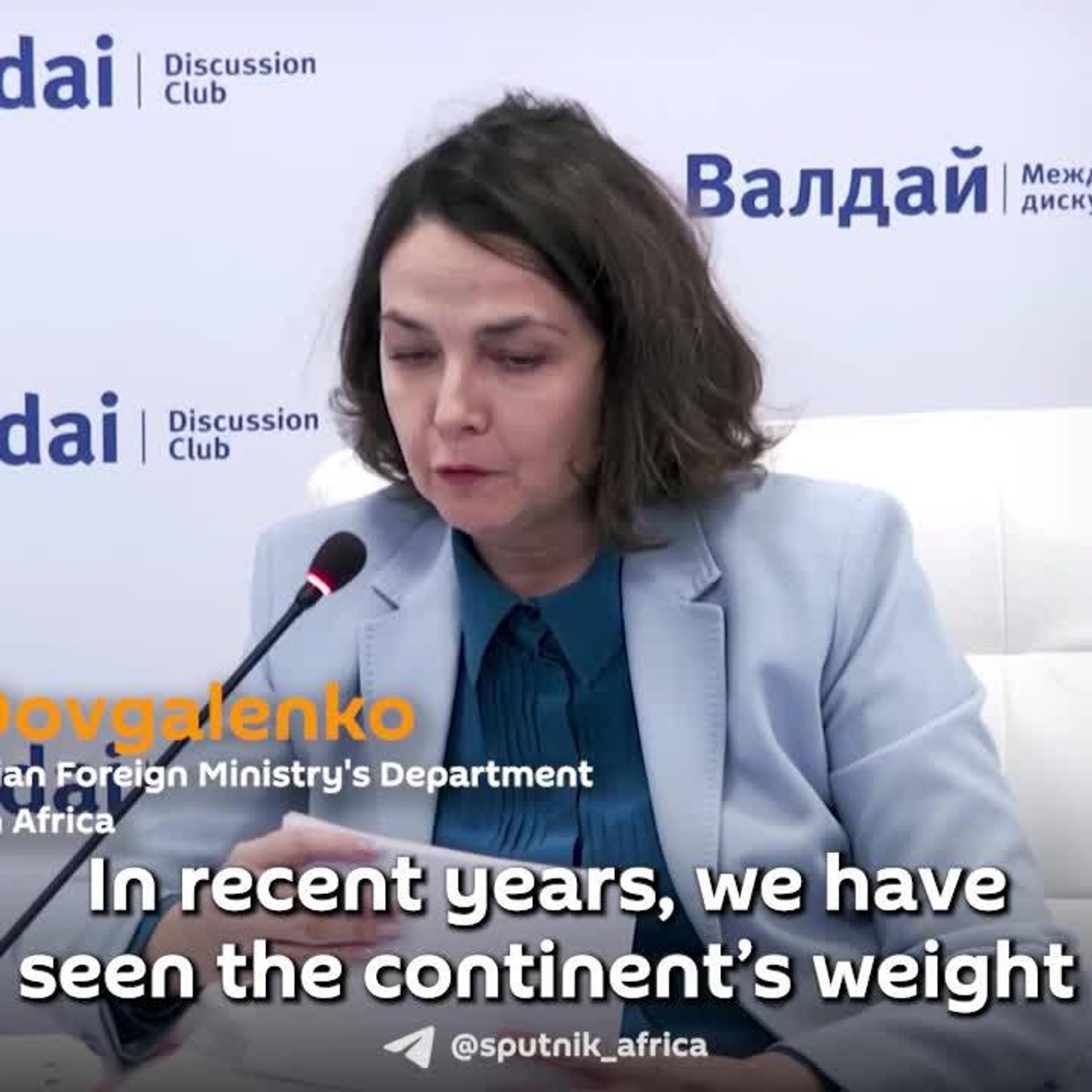 Africa Emerges as Pillar of Future Multipolar World: Russian MFA's ...