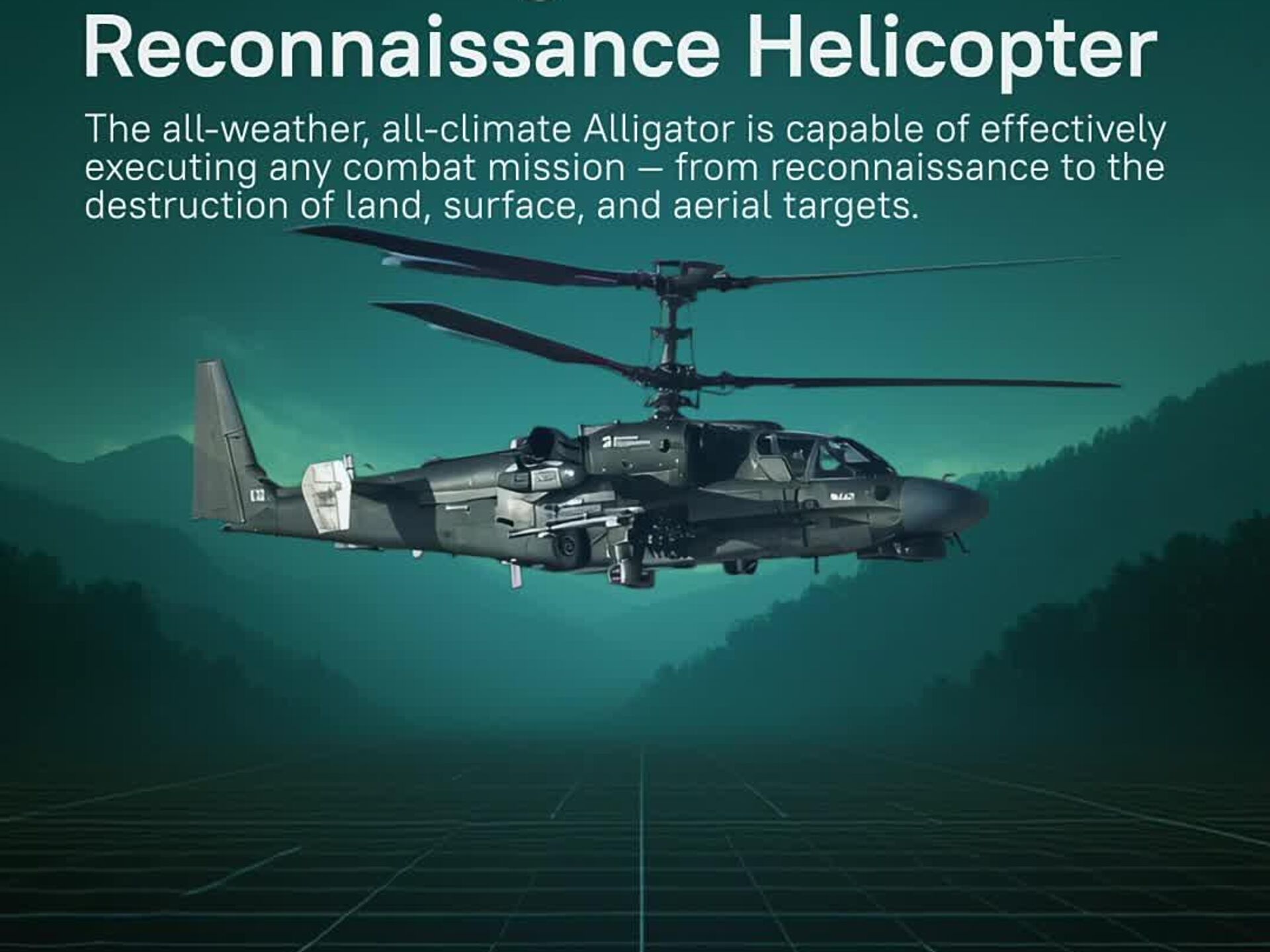 Meet the Ka-52E Alligator: Russia's Aerobatic Attack Helicopter - 16.12 ...