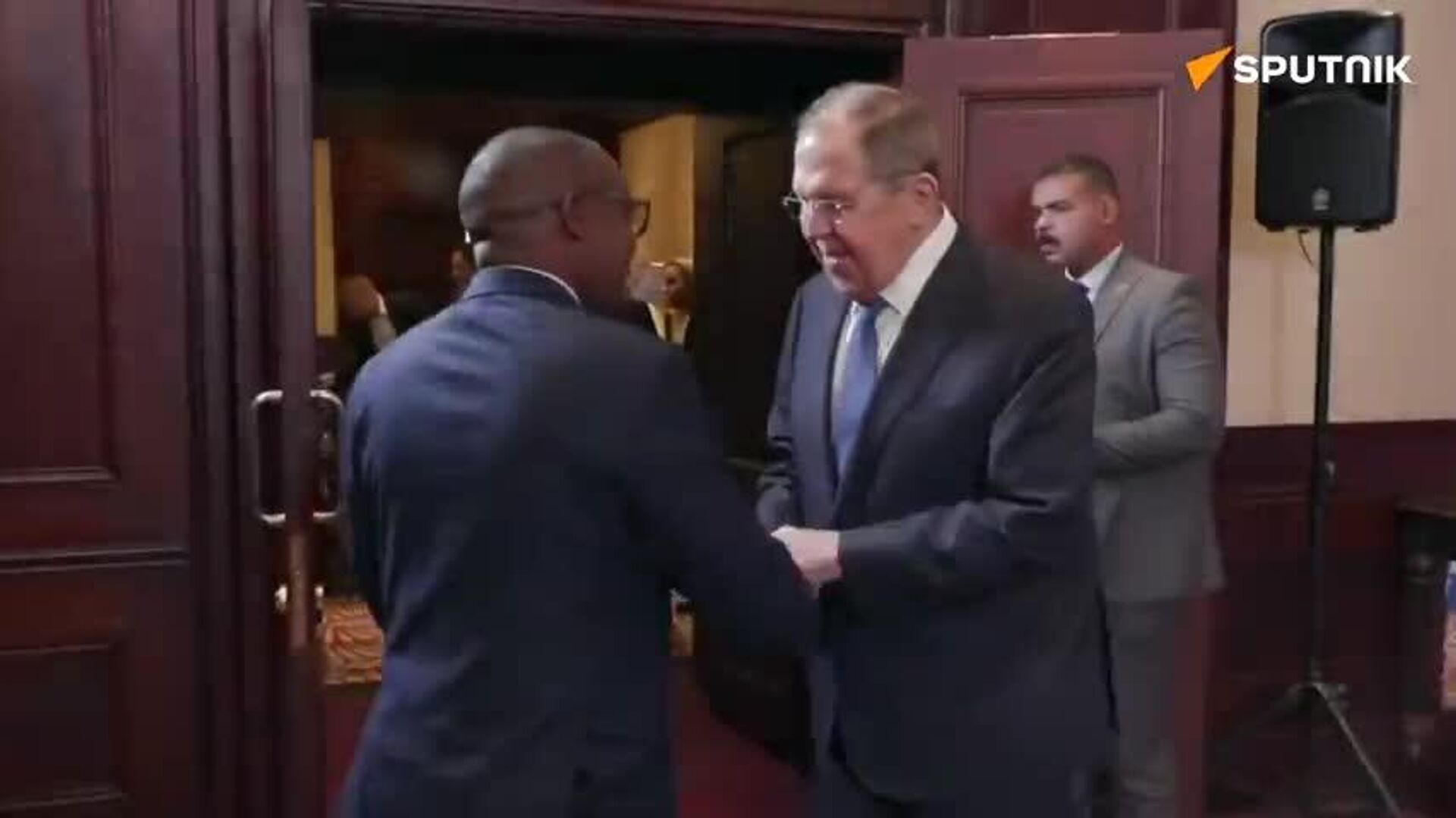 Sergue Lavrov Et Son Homologue Burundais Edouard Bizimana Ont Sergue Lavrov Et Son Homologue Burundais Edouard Bizimana Ont