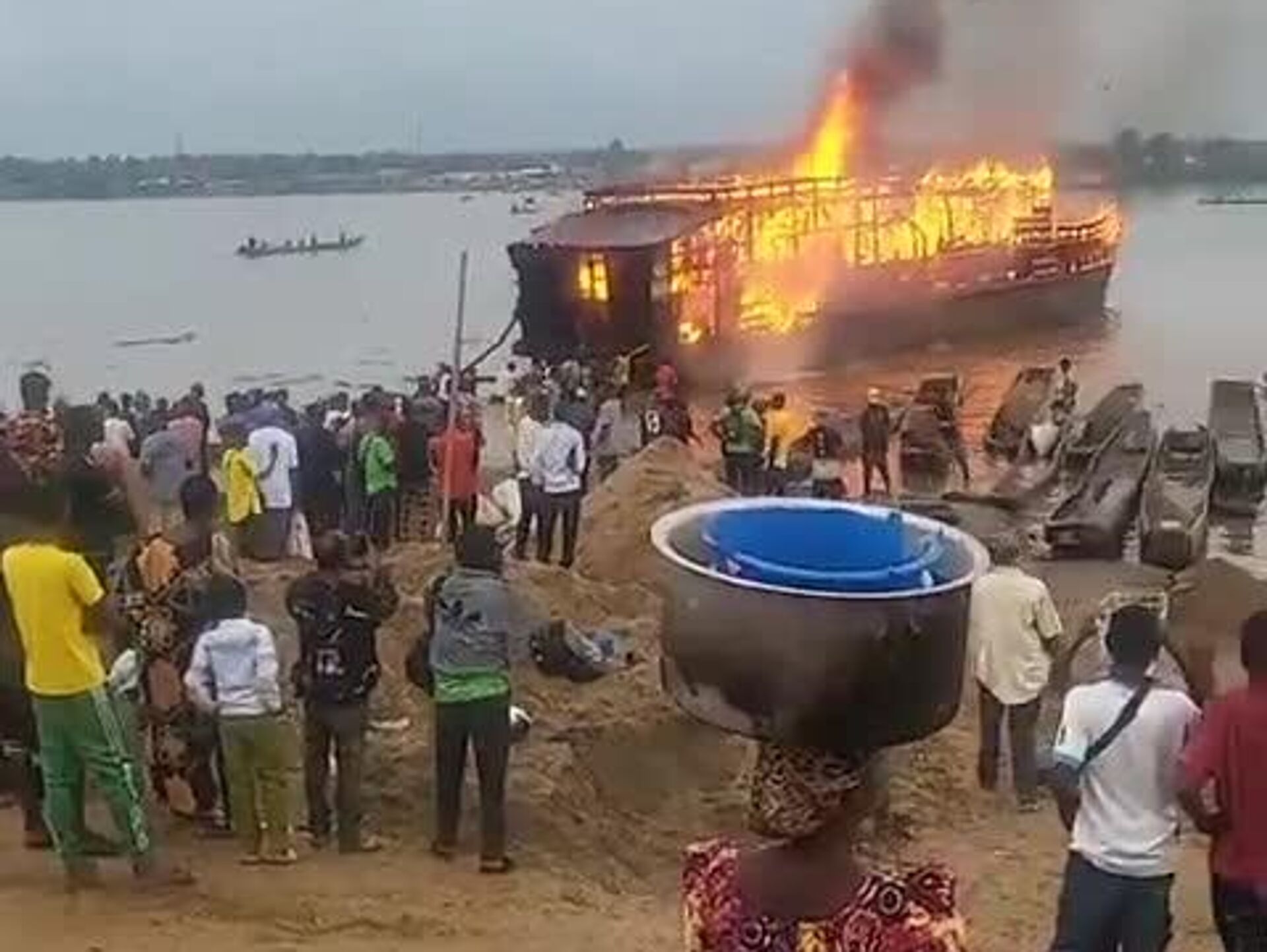 Angry Follower Burns Wrong Structure, Mistaking It for Ghanaian Prophet ...