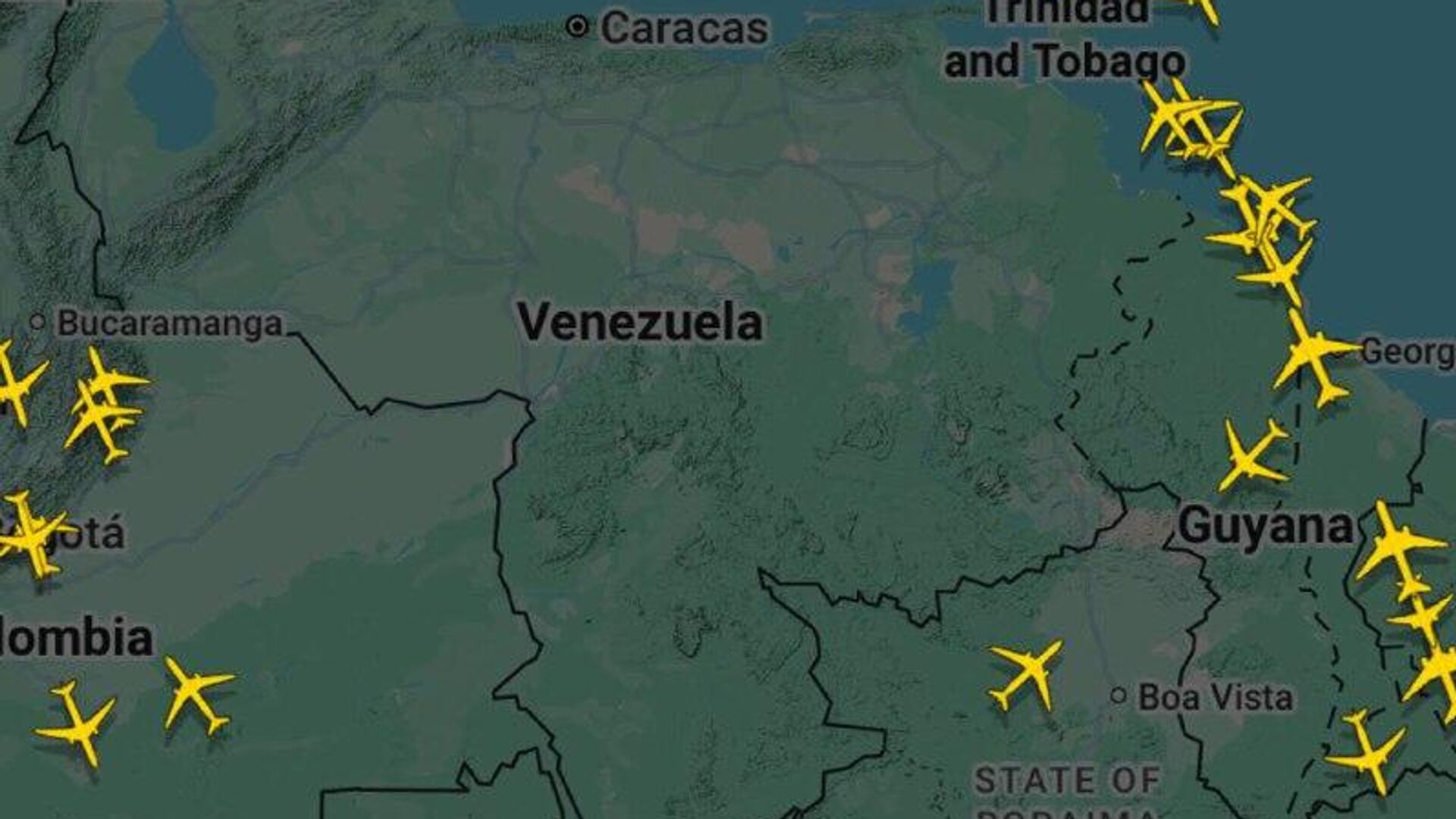 Voici à quoi ressemble le ciel du Venezuela en ce moment, d'après ...