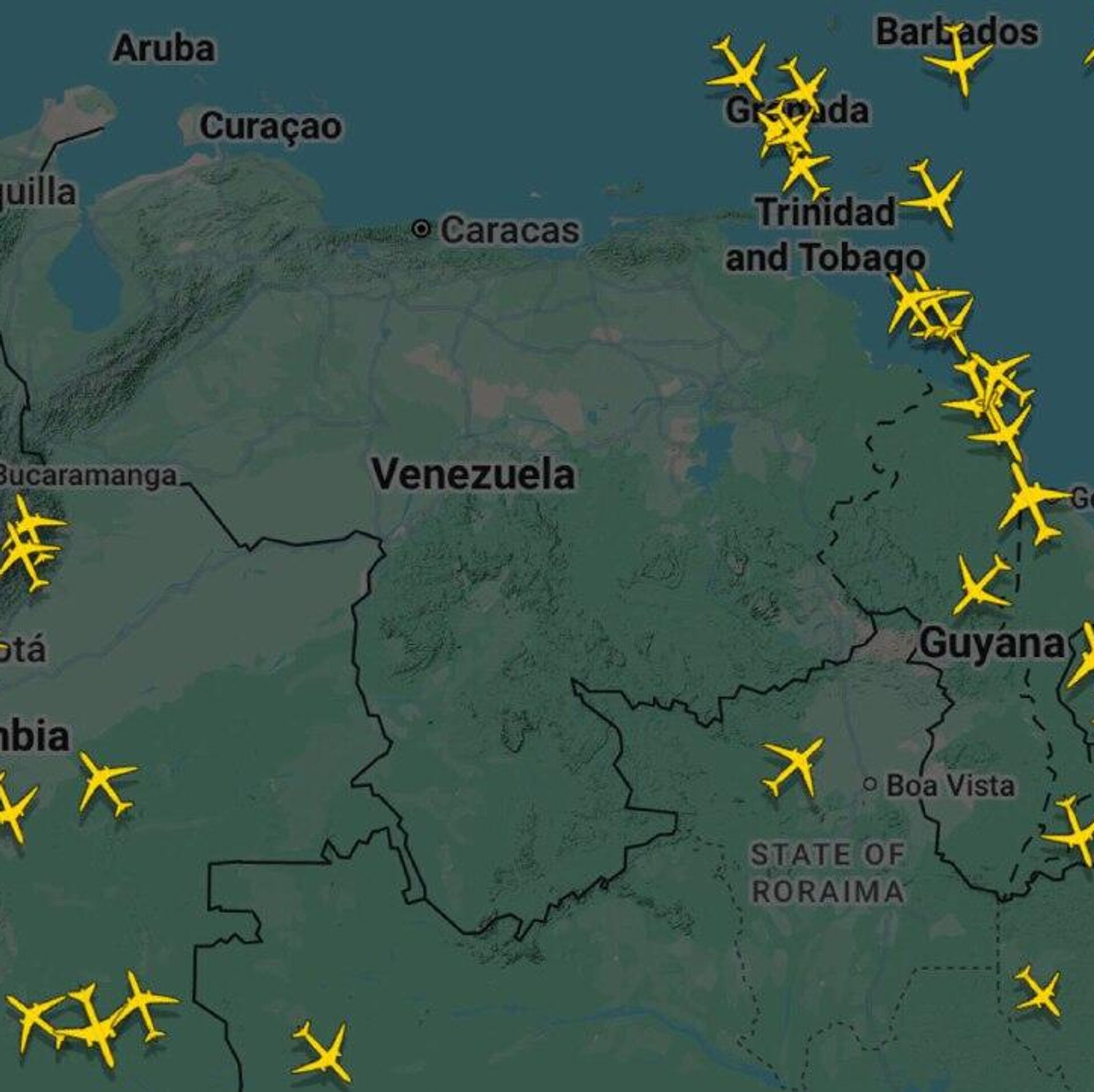 Voici à quoi ressemble le ciel du Venezuela en ce moment, d'après ...