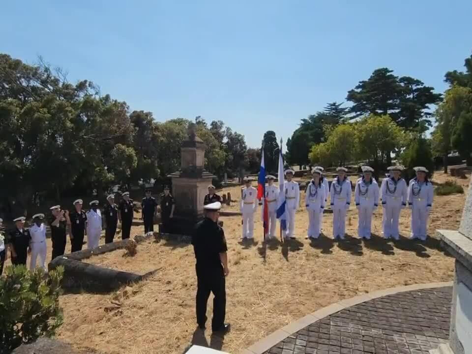 La Russie honore ses marins à Simon's Town en Afrique du Sud - 10.01. ...