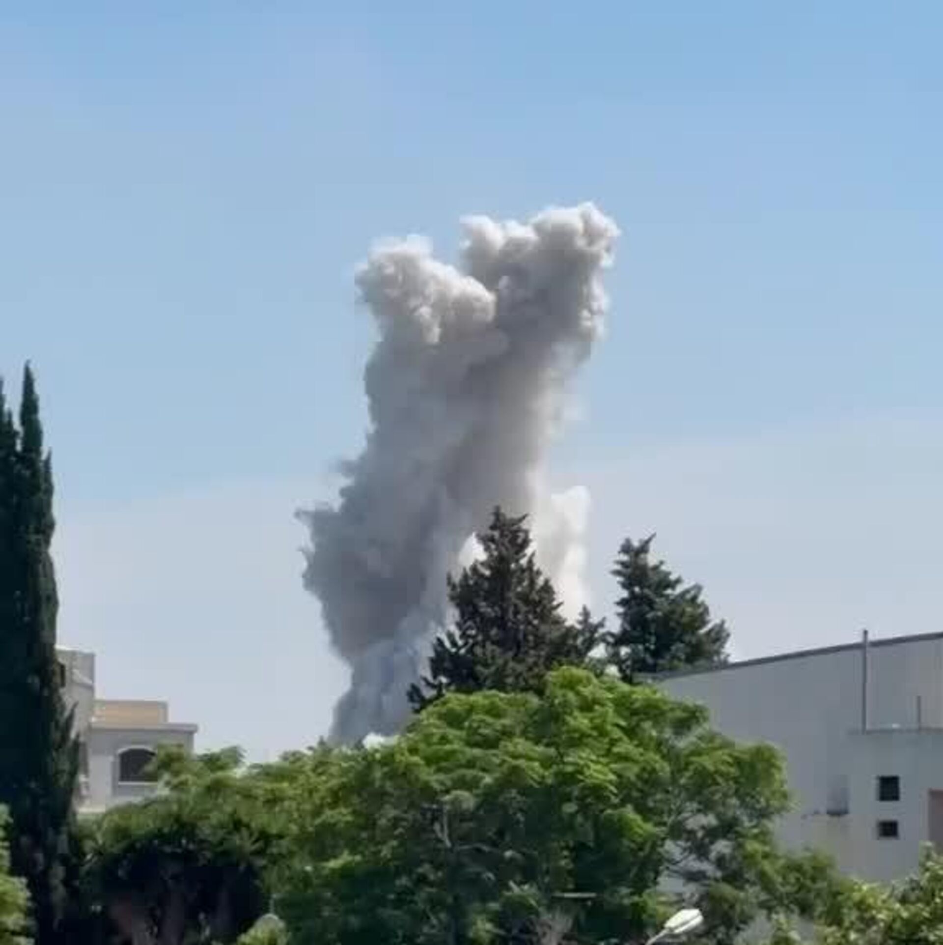 Frappe israélienne contre la ville d'Ansariyah dans le sud du Liban ...
