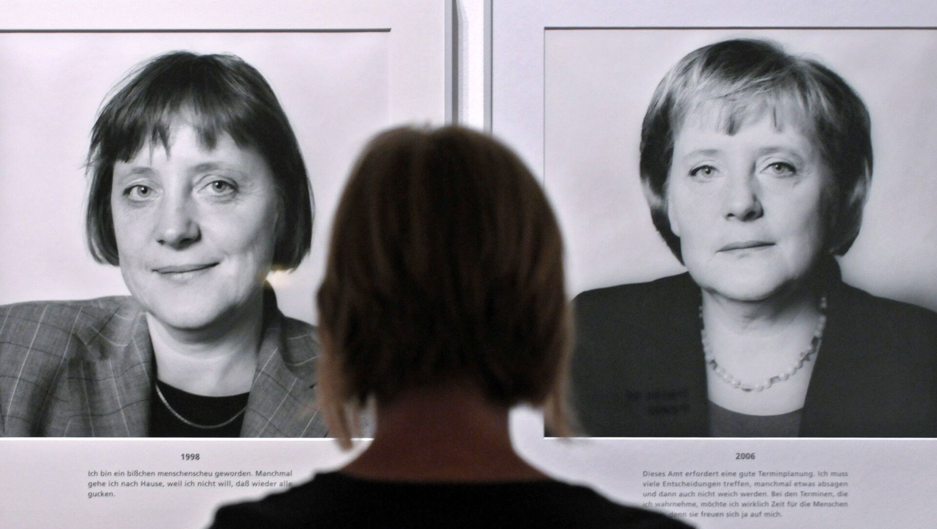 Merkel pose pour le même portrait… depuis 26 ans! - 23.03.2017, Sputnik ...